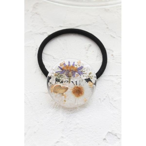 ZOZO問い合わせ番号:87288229ショップ:TONE，トーンブランド:tone，トーン商品名:【ime】ラウンドヘアゴム(MA)カテゴリ:ヘアアクセサリー>ヘアゴムブランド品番:ime-071素材:レジン、押し花原産国:日本カラ...