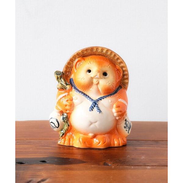 ZOZO問い合わせ番号:87320290ショップ:BEAMS MEN，ビームス メンブランド:BEAMS JAPAN，ビームス　ジャパン，BEAMS，ビームス商品名:【別注】信楽焼 たぬき 橙 中カテゴリ:インテリア>インテリア雑貨ブ...