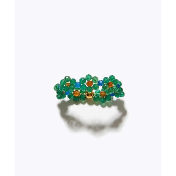 ZOZO問い合わせ番号:87321841ショップ:ARTIDA OUD，アルティーダ ウードブランド:ARTIDA OUD，アルティーダウード商品名:[amulette] 「調和を促し、心身をリフレッシュ」グリーンオニキス フラワー リング...