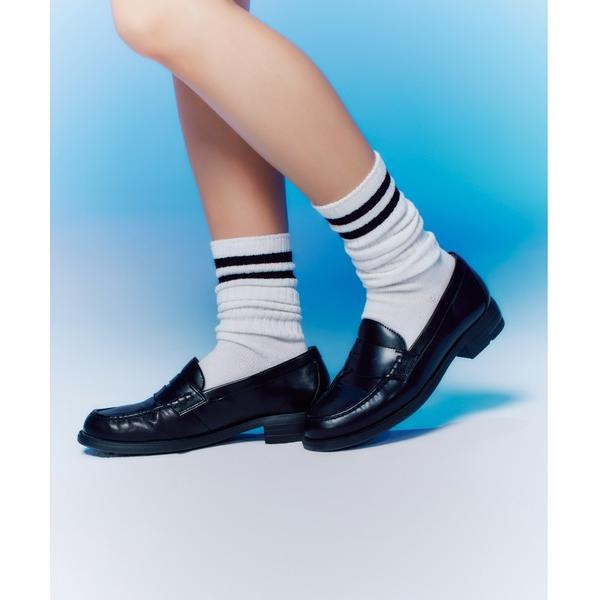 ZOZO問い合わせ番号:87323035ショップ:ASICS Trading Co.，Ltd，アシックストレーディングブランド:Lady worker，レディワーカー商品名:通学におすすめ☆生活防水仕様のクッションやわらかジブンローファーカ...