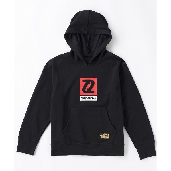 『タイムセール実施中』ZOZO問い合わせ番号:87325682ショップ:OP/RUSTY，オーピー/ラスティーブランド:SEVEN2，セブンツー商品名:【SEVEN2】キッズ裏起毛スウェットパーカー　バックプリント　フーディー　プルオーバー...