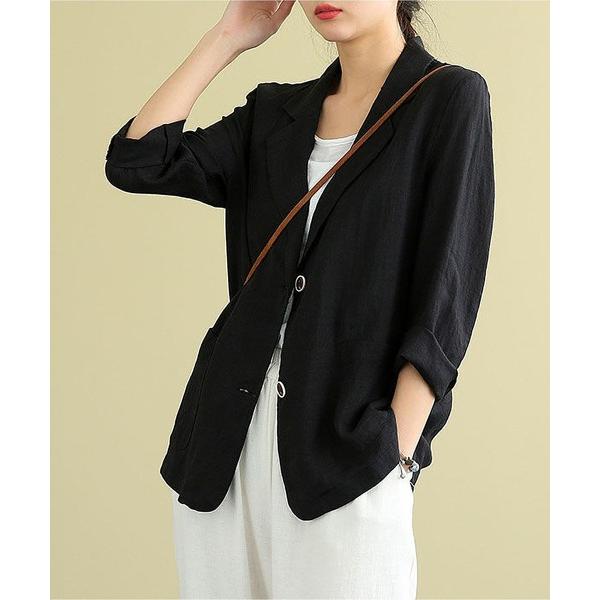 『セール実施中』ZOZO問い合わせ番号:87326484ショップ:FRP，エフアールピーブランド:BLANC FICELLE，ブランフィセル商品名:麻混　テーラードジャケットカテゴリ:ジャケット/アウター>テーラードジャケットブランド...