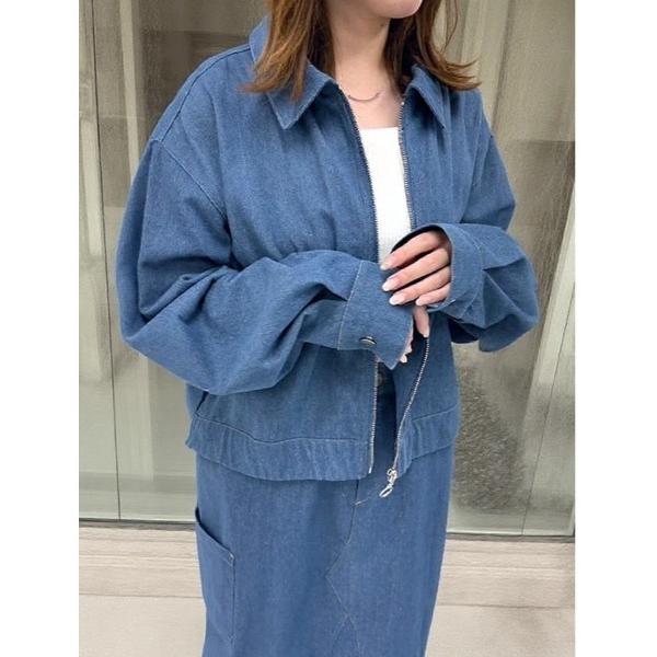 『タイムセール実施中』ZOZO問い合わせ番号:87327269ショップ:fifth，フィフスブランド:fifth，フィフス商品名:デニムジッパージャケットカテゴリ:ジャケット/アウター>テーラードジャケットブランド品番:ES24F00...