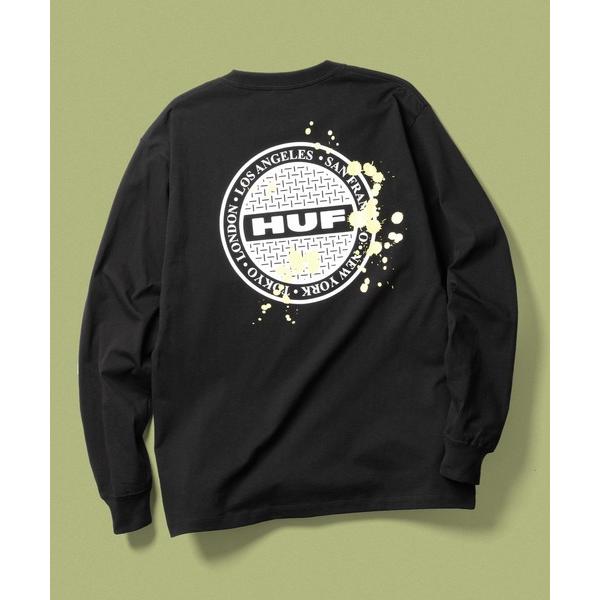 ZOZO問い合わせ番号:87327472ショップ:HUF，ハフブランド:HUF，ハフ商品名:MANHOLE LS TEEカテゴリ:トップス>Tシャツ/カットソーブランド品番:24F_TS80200素材:コットン100%カラー:ホワイト...