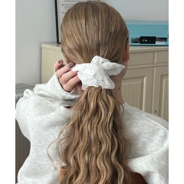 ZOZO問い合わせ番号:87327946ショップ:Auntie Rosa，アンティローザブランド:Birthday room，バースデイルーム，Mitch，ミッチ商品名:コットンレースフリルシュシュ / cotton lace frill ...