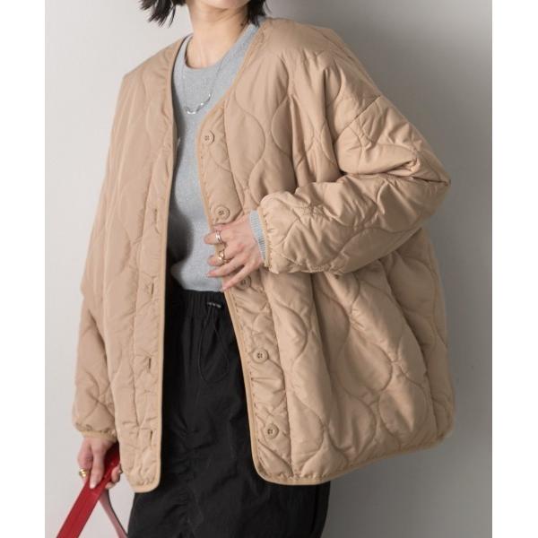 『タイムセール実施中』ZOZO問い合わせ番号:87361209ショップ:improves，インプローブスブランド:ad thie，アドティエ商品名:キルティング 中綿ジャケットカテゴリ:ジャケット/アウター>ノーカラージャケットブラン...