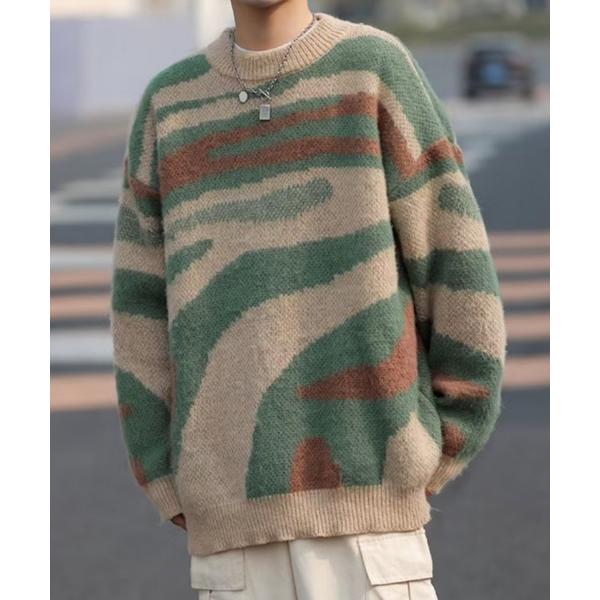 『セール実施中』ZOZO問い合わせ番号:87363282ショップ:mebole，メボレブランド:MGV，エムジーヴィー商品名:ストリートグラデーションニットカテゴリ:トップス>ニット/セーターブランド品番:XG-23-2-1308素材...