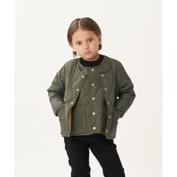 ZOZO問い合わせ番号:87364041ショップ:TAION，タイオンブランド:TAION，タイオン商品名:【TAION(タイオン)】〈キッズ〉ミリタリー クルーネックボタン ダウンジャケットカテゴリ:ジャケット/アウター>ダウンジャ...