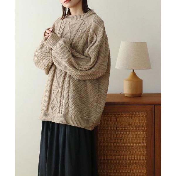 『タイムセール実施中』ZOZO問い合わせ番号:87384956ショップ:Chaco closet，チャコクローゼットブランド:NOAHL，ノアル商品名:【NOAHL】ケーブルニットカテゴリ:トップス>ニット/セーターブランド品番:nl...