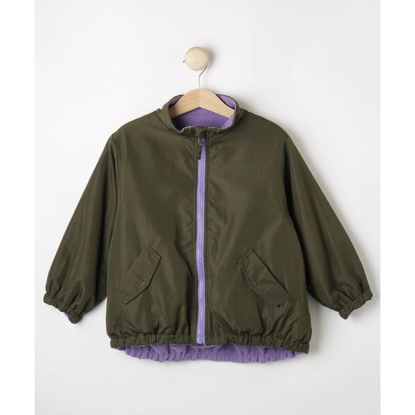 『タイムセール実施中』ZOZO問い合わせ番号:87396587ショップ:SHOO・LA・RUE，シューラルーブランド:SHOO・LA・RUE，シューラルー商品名:【洗える/110-140cm/撥水】リバーシブル フリースブルゾンカテゴリ:ジ...