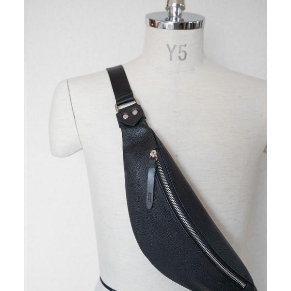 ZOZO問い合わせ番号:87397287ショップ:MR.OLIVE，ミスターオリーブブランド:WALK IN CLOSET，ウォークインクローゼット商品名:【SENTI】SHRINK LEATHER FLAT BODY BAG シュリンクレ...