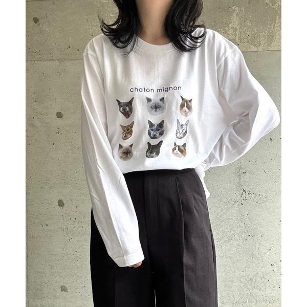 『タイムセール実施中』ZOZO問い合わせ番号:87397849ショップ:merrylatte，メリーラテブランド:merrylatte，メリーラテ商品名:『低身長用サイズあり』アニマル×英字デザインロンTカテゴリ:トップス>Tシャツ/...