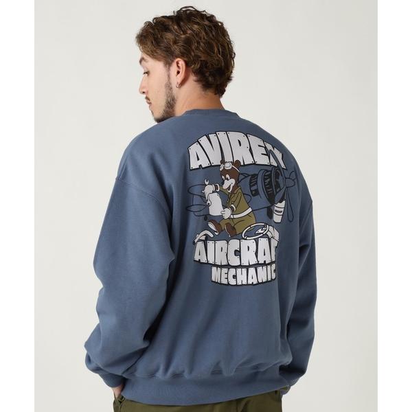 ZOZO問い合わせ番号:87399126ショップ:AVIREX，アヴィレックスブランド:AVIREX，アヴィレックス商品名:《WEB＆DEPOT限定》FLIGHT MECHANIC CREW NECK SWEAT / フライト メカニック ...