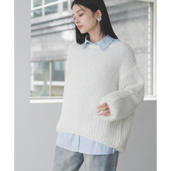 『タイムセール実施中』ZOZO問い合わせ番号:87399619ショップ:VIS，ビスブランド:VIS，ビス商品名:ブークレホロHUGニットプルオーバーカテゴリ:トップス>ニット/セーターブランド品番:2024-B-BVM54060素材...