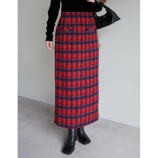 ZOZO問い合わせ番号:87433729ショップ:Re:EDIT，リエディブランド:Re:EDIT，リエディ商品名:[低身長サイズ有]無地orチェック柄起毛ナロースカートカテゴリ:スカート>スカートブランド品番:139121素材:表地...