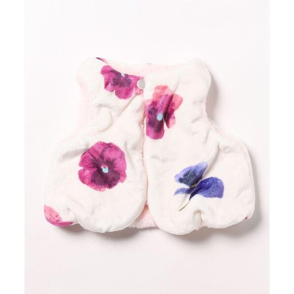 ZOZO問い合わせ番号:87465733ショップ:HAKKA，ハッカブランド:hakka baby，ハッカベビー商品名:[ベビー]MIXスミレプリントリバーシブルボアベストカテゴリ:トップス>ベストブランド品番:30940040素材:...