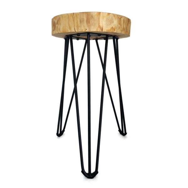 ZOZO問い合わせ番号:87465984ショップ:SOROTTO，ソロットブランド:未来工房，ミクコウボウ，SOROTTO，ソロット商品名:国産杉 国産檜 アイアンレッグのスツール ハンドメイド ＜未来工房 MIKU-KOBO＞カテゴリ:イ...