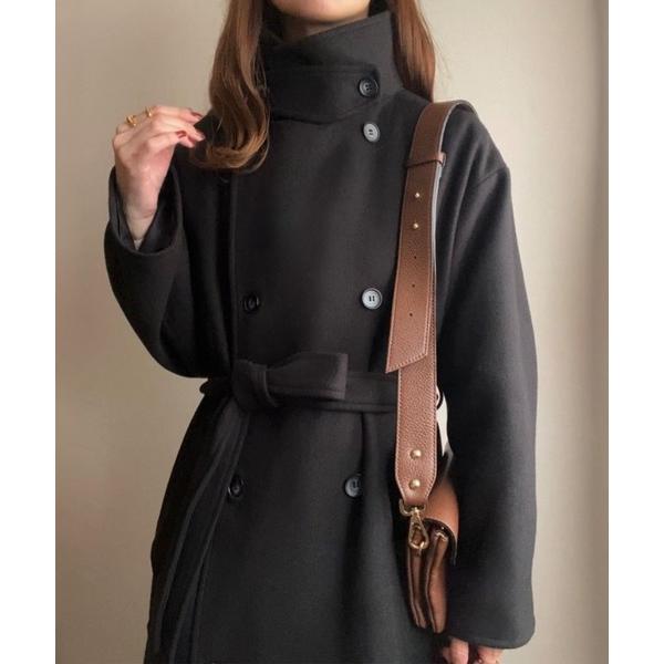 『タイムセール実施中』ZOZO問い合わせ番号:87466471ショップ:JUNOAH，ジュノアブランド:FILLOU，FILLOU，JUNOAH，ジュノア商品名:スタンドネックウールライクコートカテゴリ:ジャケット/アウター>ステンカ...