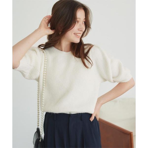 『タイムセール実施中』ZOZO問い合わせ番号:87466923ショップ:titivate，ティティベイトブランド:titivate，ティティベイト商品名:パフスリーブふわっとニットトップスカテゴリ:トップス>ニット/セーターブランド品...