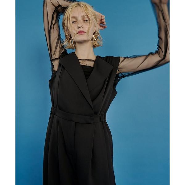 ZOZO問い合わせ番号:87467020ショップ:Dorry Doll，ドリードールブランド:et.UNiVER，エトユニベール商品名:Standout collar all-in-pantsカテゴリ:ワンピース/ドレス>パンツドレス...