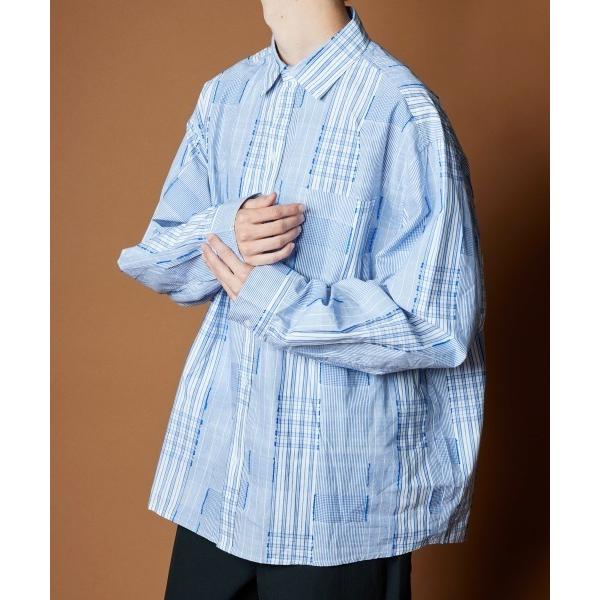 『セール実施中』ZOZO問い合わせ番号:87467697ショップ:rehacer，レアセルブランド:rehacer，レアセル商品名:R. : Deformation Pattern Shirtカテゴリ:トップス>シャツ/ブラウスブラン...