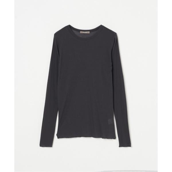 ZOZO問い合わせ番号:87468125ショップ:HELIOPOLE，エリオポールブランド:HELIOPOLE，エリオポール商品名:【smooth skin series】SHEER RIB JERSEY CREWカテゴリ:トップス>...