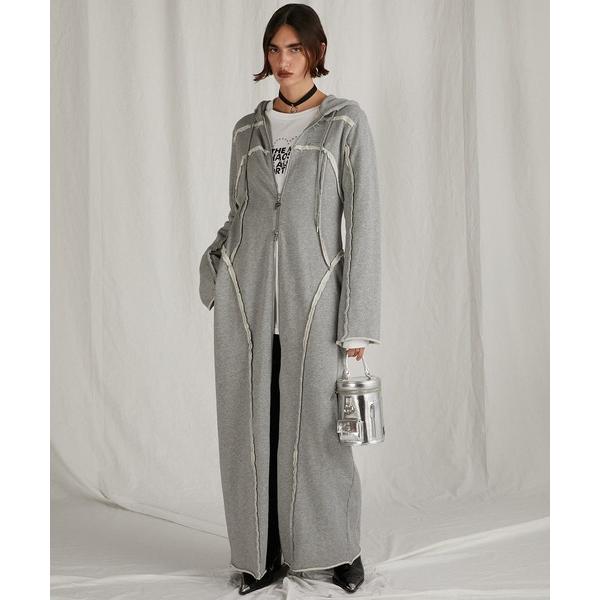 ZOZO問い合わせ番号:87468605ショップ:PRANK PROJECT，プランクプロジェクトブランド:PRANK PROJECT，プランクプロジェクト商品名:ジップフードスウェットワンピース/Zip Hood Sweatshirt O...