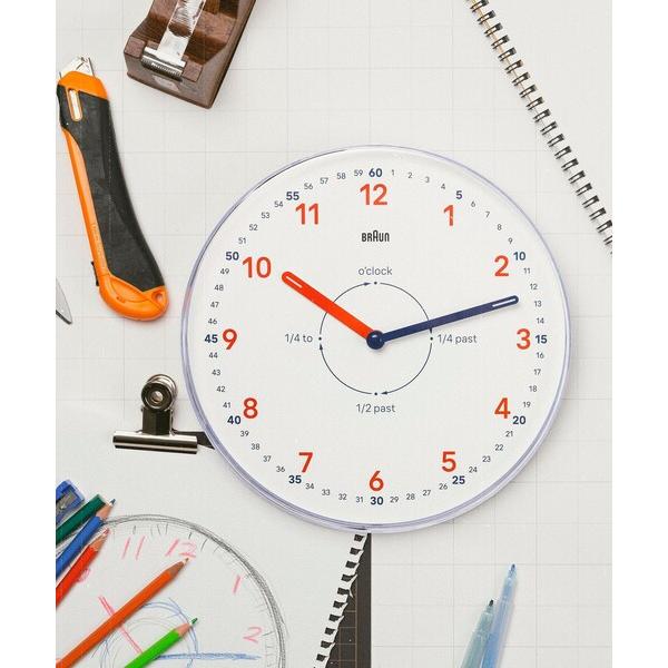 ZOZO問い合わせ番号:87500158ショップ:BEAMS MEN，ビームス メンブランド:bpr BEAMS，ビーピーアール ビームス 商品名:BRAUN / Time Teacher BC26 TWカテゴリ:インテリア>置時計ブ...