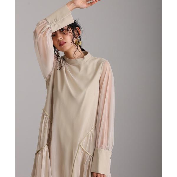 『タイムセール実施中』ZOZO問い合わせ番号:87500993ショップ:PourVous，プールヴーブランド:atlo，アトロ，ANDRESD，アンドレスド商品名:ミモレ丈＆袖ありフォーマルチュールパイピングセレモニー結婚式パーティードレス...