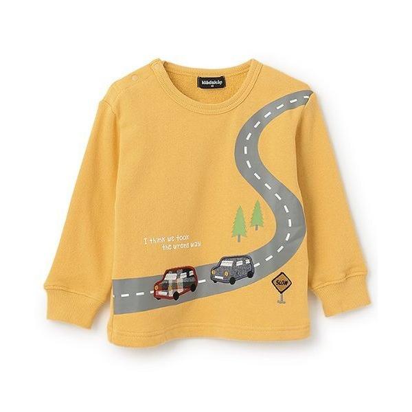 『セール実施中』ZOZO問い合わせ番号:87502783ショップ:NARUMIYA ONLINE，ナルミヤ オンラインブランド:kladskap，クレードスコープ商品名:【人気商品再入荷】【直営店で取り扱い無し】車アップリケ＆道トレーナーカ...