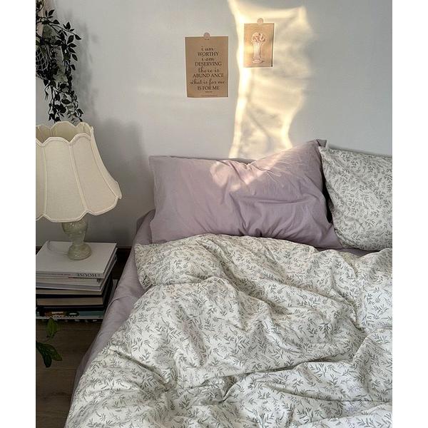 『タイムセール実施中』ZOZO問い合わせ番号:87503127ショップ:RiNc，リンクブランド:ammy.，エイミードット商品名:【 ammy. / エイミードット 】 花柄 ベッド カバー 枕カバー 寝具 4点セット / フラットシーツ...