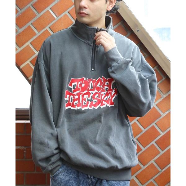 『タイムセール実施中』ZOZO問い合わせ番号:87536263ショップ:８(eight)，エイトブランド:８(eight)，エイト商品名:半起毛ピグメントハーフジップカテゴリ:トップス>スウェットブランド品番:sf080素材:本体 コ...