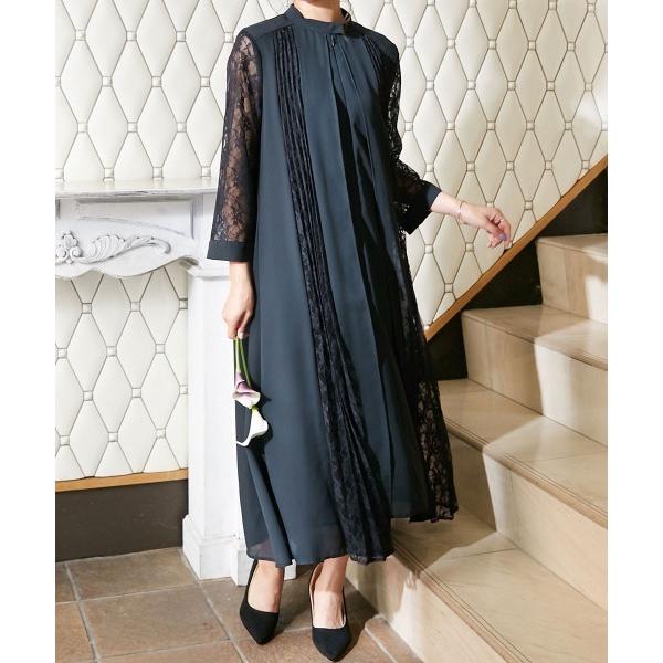 『タイムセール実施中』ZOZO問い合わせ番号:87536393ショップ:nissen，ニッセンブランド:Jolie et Jolie，ジョリーエジョリー，nissen，ニッセン商品名:前開きフロントレースデザインワンピースドレス＜大きいサイ...