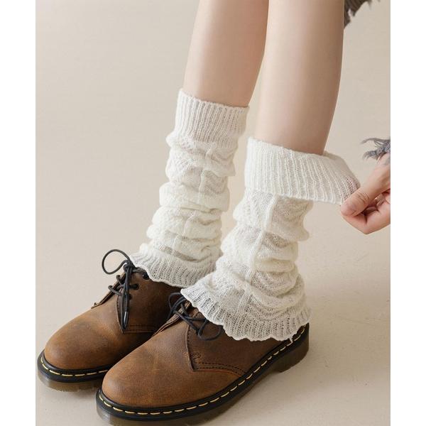 ※このアイテムは返品・交換対象外商品です。ZOZO問い合わせ番号:87537140ショップ:aimoha，アイモハブランド:HOOK，フック商品名:【HOOK】for girls　ダイヤ編み薄手レッグウォーマーカテゴリ:レッグウェア>...