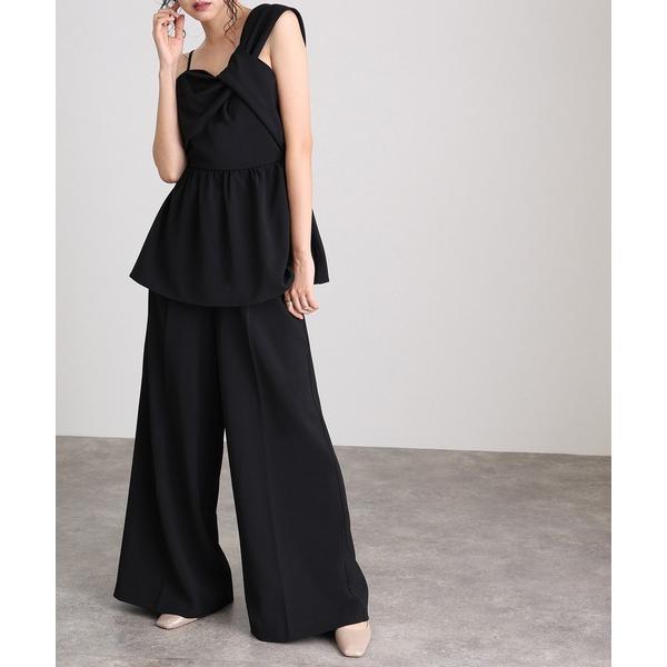 『タイムセール実施中』ZOZO問い合わせ番号:87537376ショップ:PourVous，プールヴーブランド:atlo，アトロ商品名:ワイドフォーマルお呼ばれロング丈＆結婚式ビスチェセットアップパーティードレスオケージョンドレス 七五三 マ...