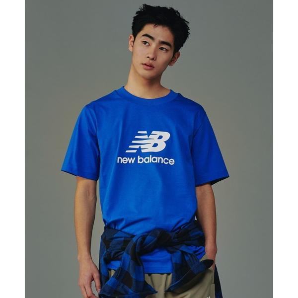『タイムセール実施中』ZOZO問い合わせ番号:87538145ショップ:New Balance，ニューバランスブランド:New Balance，ニューバランス商品名:New Balance Stacked Logo ショートスリーブTシャツ...