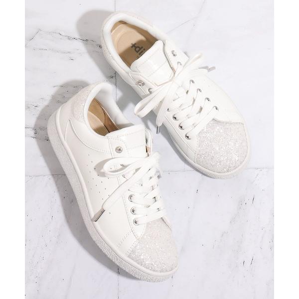 ZOZO問い合わせ番号:87541969ショップ:+diana，プラスダイアナブランド:+diana，プラスダイアナ商品名:ビジュー付きパンチングスニーカーカテゴリ:シューズ>スニーカーブランド品番:BL42540A素材:人工皮革原産...