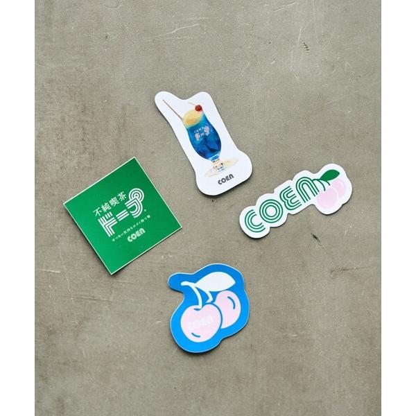 『セール実施中』ZOZO問い合わせ番号:87543101ショップ:coen，コーエンブランド:coen，コーエン商品名:不純喫茶ドープ別注ステッカー4点セットカテゴリ:雑貨/ホビー>ステッカー/テープブランド品番:7688646004...