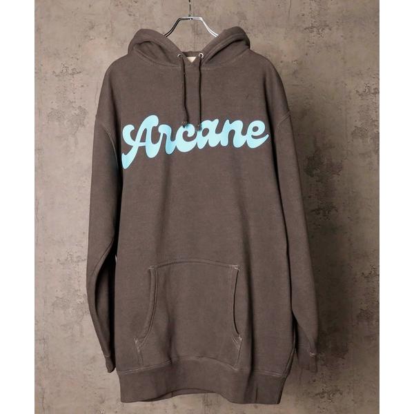 ZOZO問い合わせ番号:87543143ショップ:A AM STUDIO，エーエム スタジオブランド:Arcane，アーケイン商品名:Arcane ロゴプリントパーカーカテゴリ:トップス>パーカーブランド品番:42111141002素...