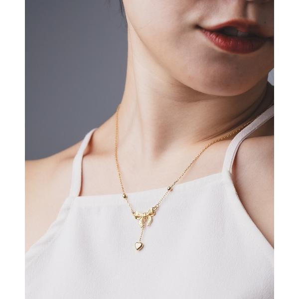 ZOZO問い合わせ番号:87543250ショップ:Outfitter lab，アウトフィッターラボブランド:Os accessory，オズアクセサリー，Luceat，ルーチェット商品名:【金属アレルギー対応】Os　-オズ-　ギフトリボン　ネ...