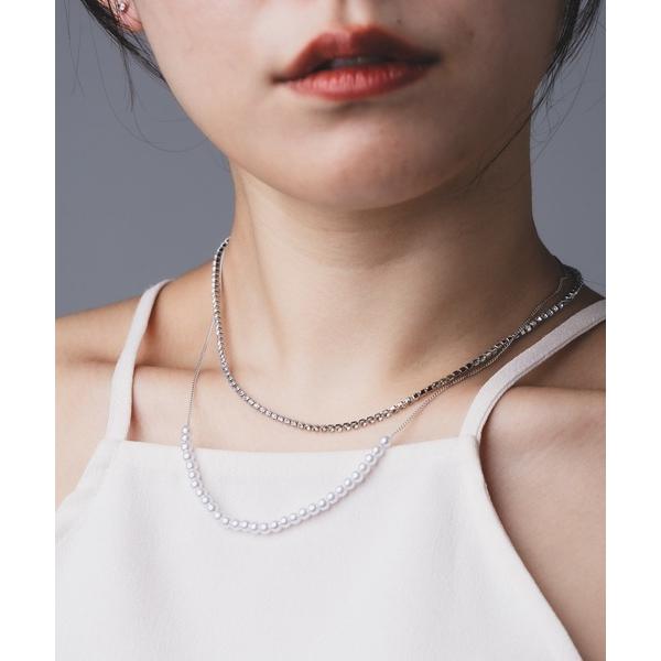 ZOZO問い合わせ番号:87543253ショップ:Outfitter lab，アウトフィッターラボブランド:Os accessory，オズアクセサリー，Luceat，ルーチェット商品名:【金属アレルギー対応】Os　-オズ-　パール×ダイヤレ...