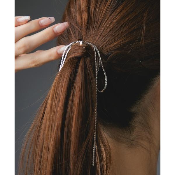 ZOZO問い合わせ番号:87543257ショップ:Outfitter lab，アウトフィッターラボブランド:Os accessory，オズアクセサリー，Luceat，ルーチェット商品名:Os　-オズ-　チェーンリボンヘアフックカテゴリ:ヘア...
