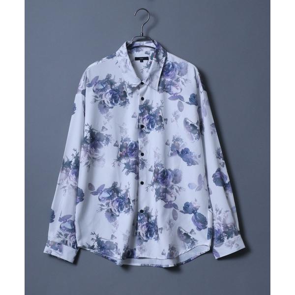 『セール実施中』ZOZO問い合わせ番号:87543648ショップ:ANPAS，アンパスブランド:ANPAS，アンパス商品名:Georgette Total Pattern Print Big Silhouette Thickness Shi...