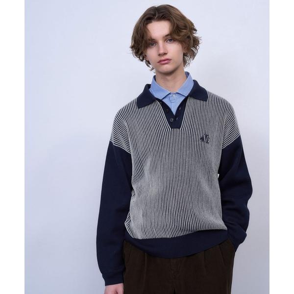 『セール実施中』ZOZO問い合わせ番号:87543946ショップ:LEAD PROJECT，リードプロジェクトブランド:TASTE by Knit，テイストバイニット商品名:【TASTE by Knit】Switching knit pol...