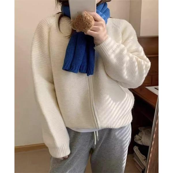 『セール実施中』ZOZO問い合わせ番号:87543962ショップ:gossip！ロサンゼルス，ゴシップロサンゼルスブランド:Dream garden，ドリームガーデン商品名:ダブルジップ ニットカーディガンカテゴリ:トップス>カーディ...