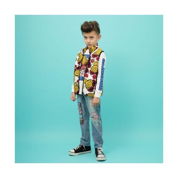 ZOZO問い合わせ番号:87606649ショップ:HYSTERIC MINI，ヒステリックミニブランド:HYSTERIC MINI，ヒステリックミニ商品名:MINI FACE総柄 マイクロフリース ベストカテゴリ:トップス>ベストブラ...