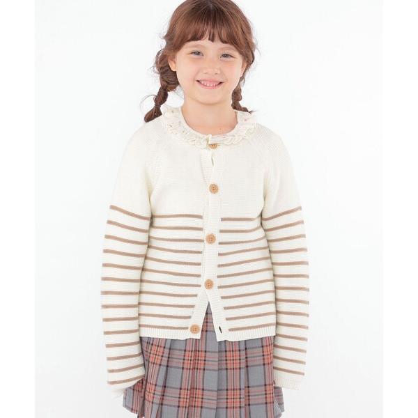 『タイムセール実施中』ZOZO問い合わせ番号:87640502ショップ:SHIPS KIDS，シップス キッズブランド:SHIPS，シップス商品名:SHIPS KIDS:100〜125cm /〈洗濯機可能〉ボーダー カーディガンカテゴリ:ト...
