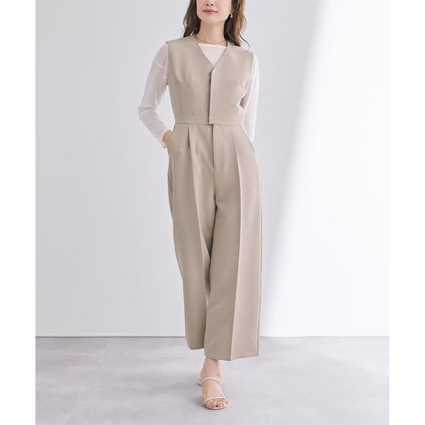 『タイムセール実施中』ZOZO問い合わせ番号:87641322ショップ:ur's，ユアーズブランド:ur's，ユアーズ商品名:ジレライクオールインワンカテゴリ:オールインワン・サロペット>つなぎ/オールインワンブランド品番:BFXN2...