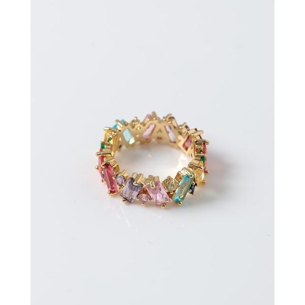 ZOZO問い合わせ番号:87642656ショップ:kobelettuce，コウベレタスブランド:ChooMia，チュミア，KOBE LETTUCE，コウベレタス商品名:カラフルスクエアジルコンリングカテゴリ:アクセサリー>リングブラン...