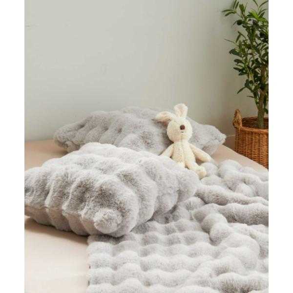 『タイムセール実施中』ZOZO問い合わせ番号:87642822ショップ:BELLUNA PLUS，ベルーナ プラスブランド:iellio，イエリオ商品名:ぽこぽこボリュームファー　クッションカバーカテゴリ:インテリア>クッション/クッ...